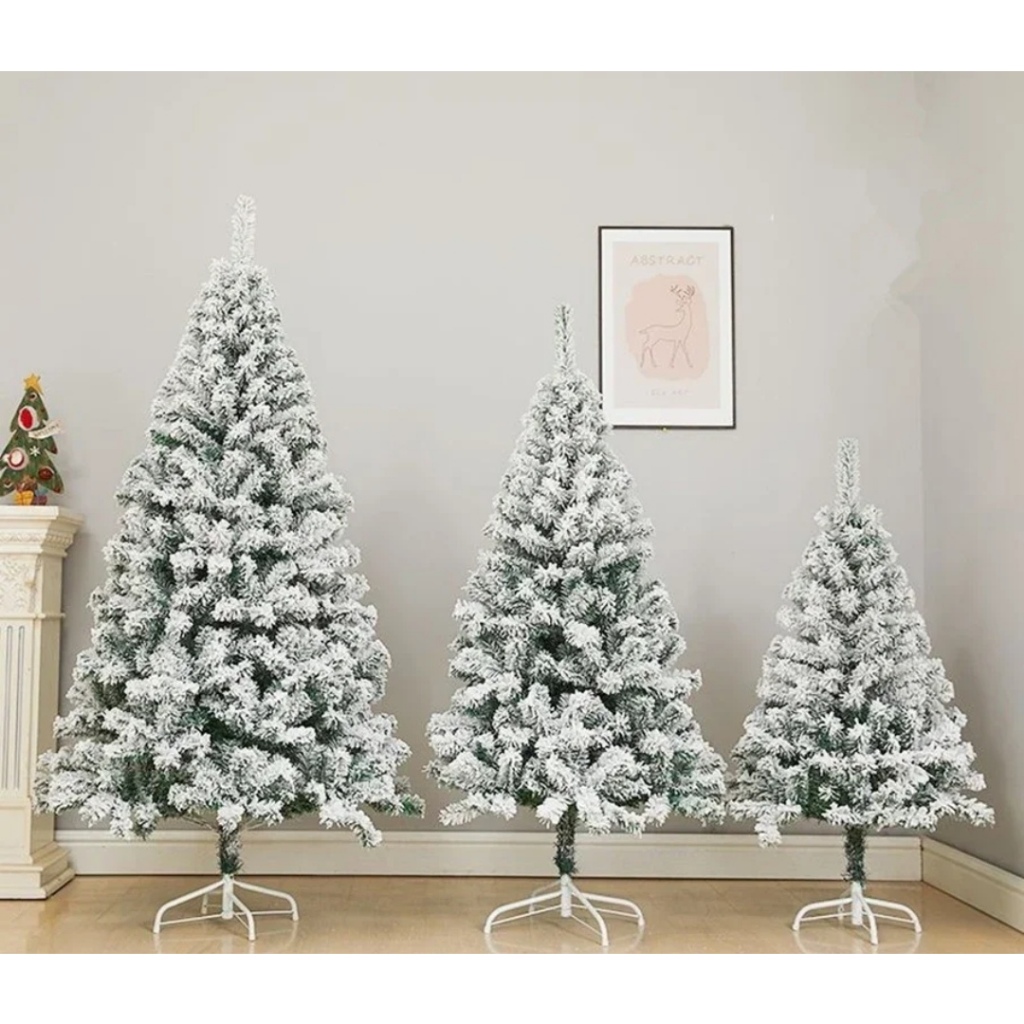 3ft/4ft/5ft White Snow Christmas Tree For Christmas Seasons Decorations ...