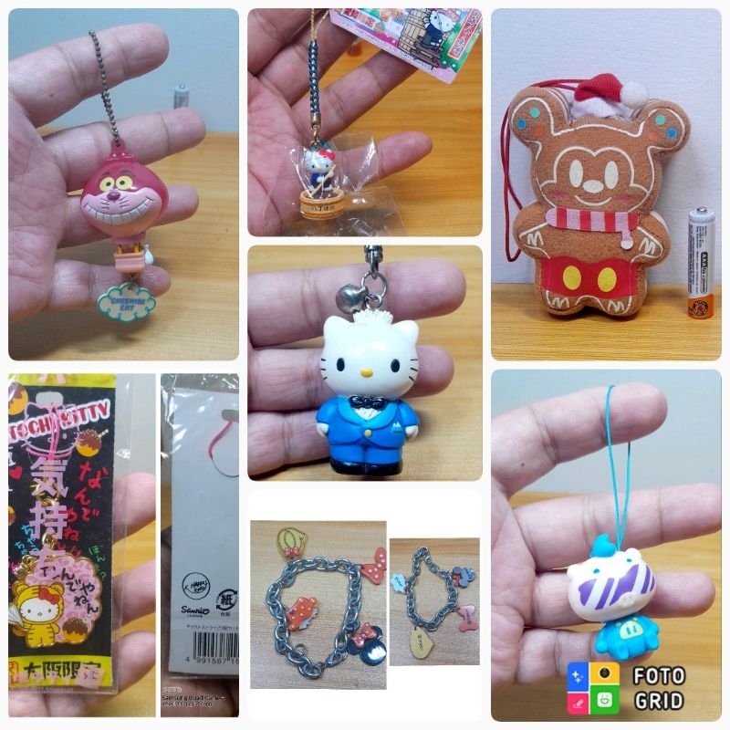 Disney , Sanrio San-x Marvel keychains keyholders preloved | Shopee ...