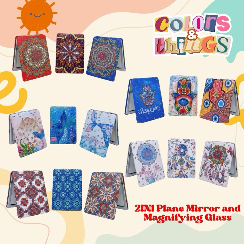 Rectangular Foldable Make Up Mirror, Mini High Definition Foldable ...