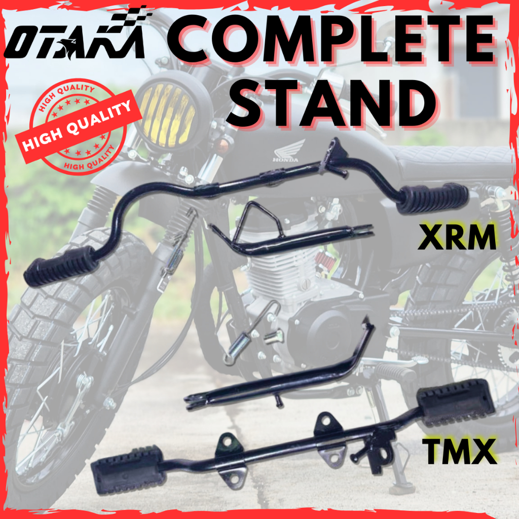 COMPLETE STAND FOOTREST BAR FOR XRM/TMX HEAVY DUTY AND OTAKA JAPAN HIGH ...