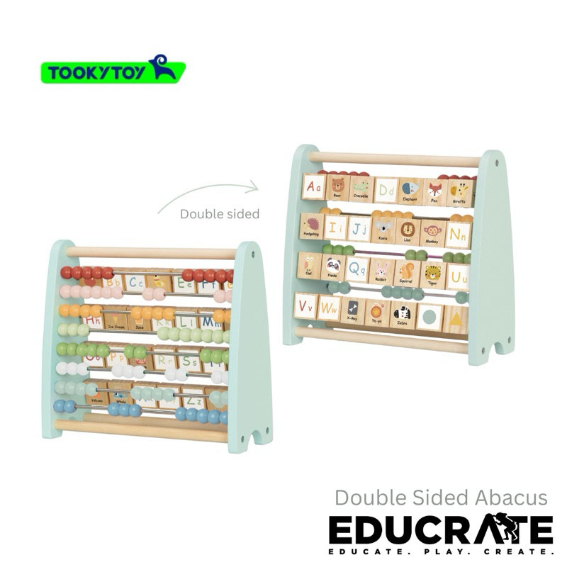 Tooky Toy Double Sided Abacus Alphabet and Counting by EducratePH ...