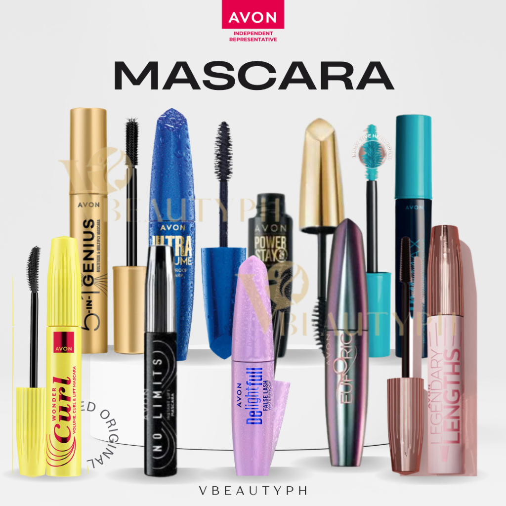 AVON Mascara Supershock Legendary lengths Powerstay No Limits 5in1 Euphoric Superextend Ultra ...