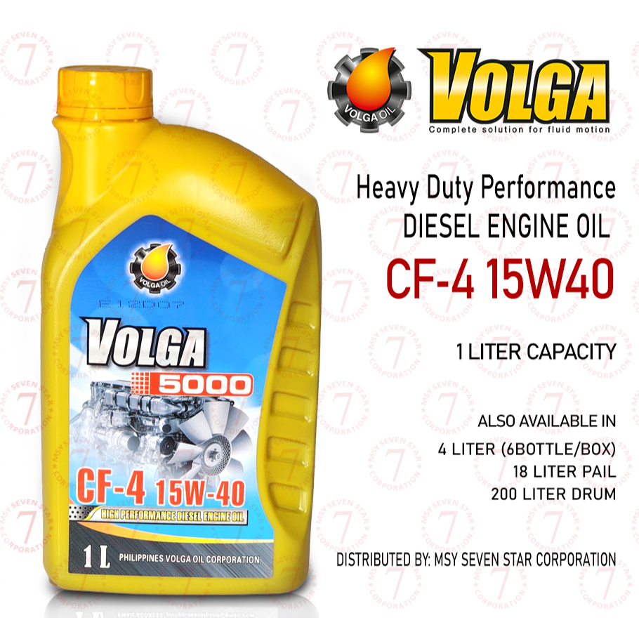 VOLGA CF4 15W40 1 Liter Heavy Duty Performance Diesel Engine Oil ...