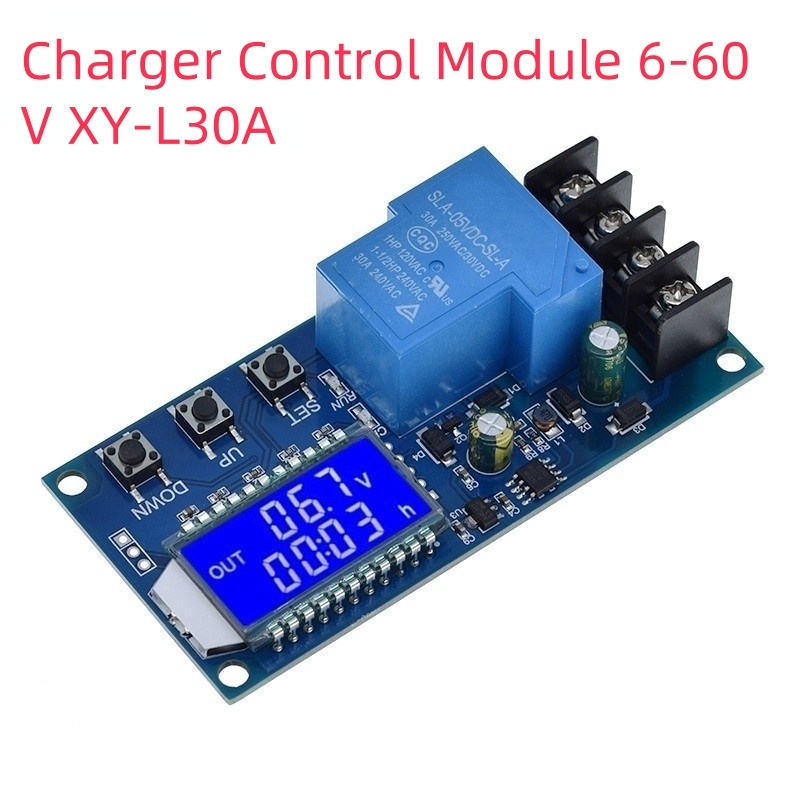 30A 6-60V Lead-acid Lithium Battery Charger Control Module Automatic ...