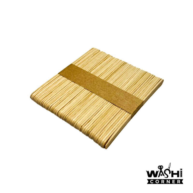 POPSICLE STICK 50 PCS PER PACK (Natural/Assorted Colors) | Shopee ...
