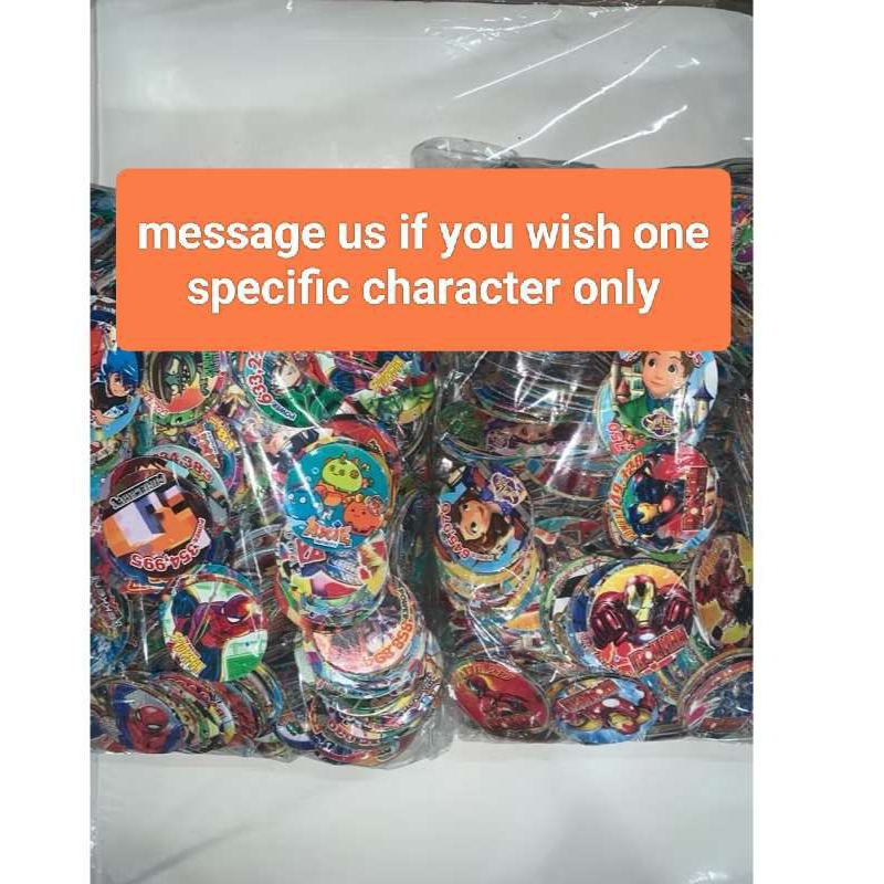 pogs exact 1 kilo 1,045pcs bini, naruto, batang quiapo, voltes v ...