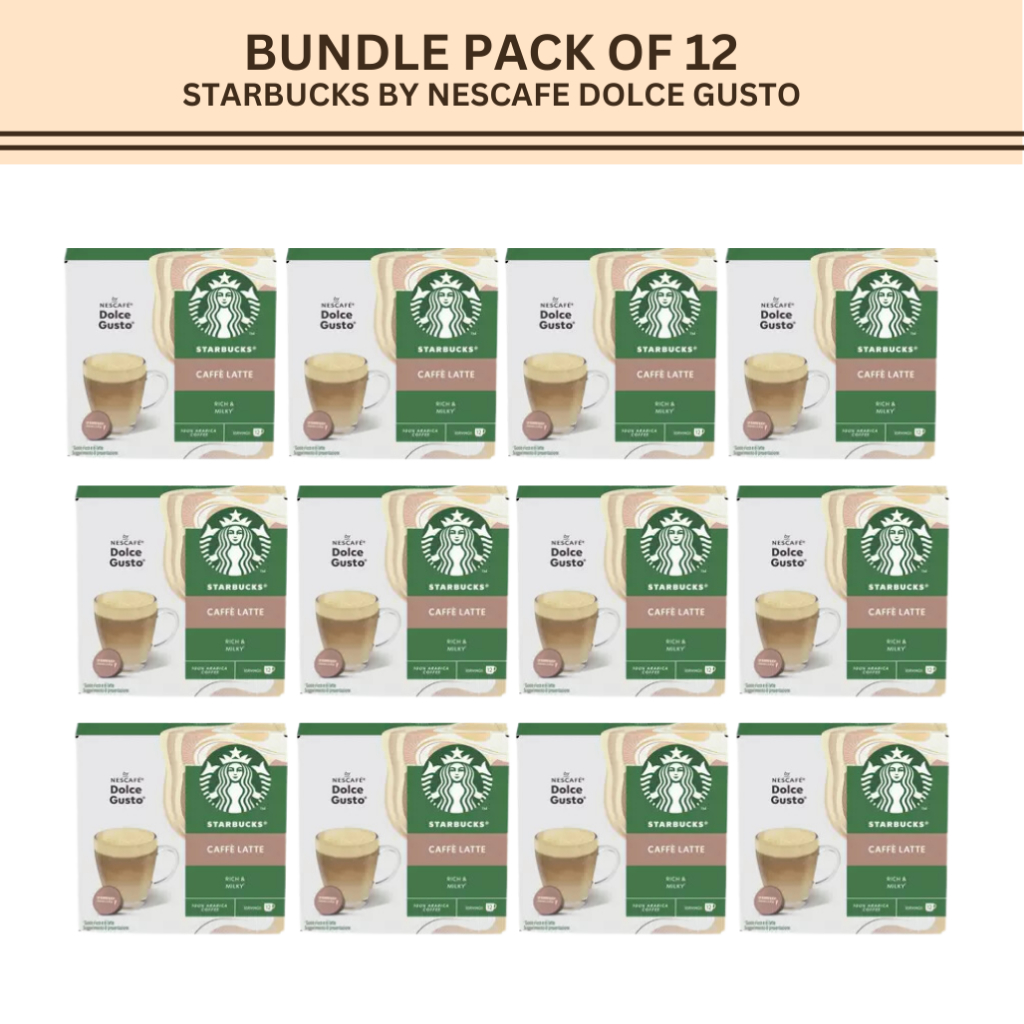 NESCAFE DOLCE GUSTO BUNDLE PACK - Coffee Pods/Capsules (Starbucks, NDG ...
