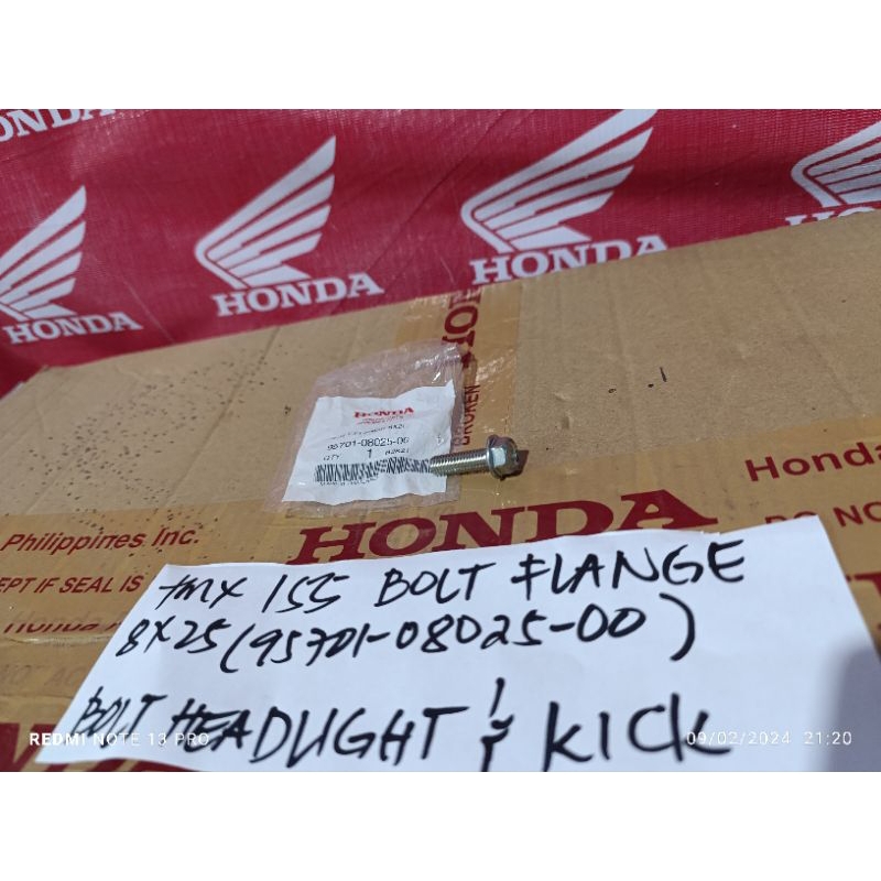TMX 155 Bolt Flange 8X25 Bolt Headlight & Kick (95701-08025-00 ...