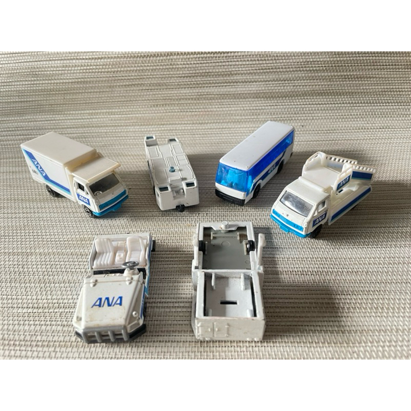 Welly Vintage Ana Airline Airport Work Diecast Vehicle Trucks Set ...