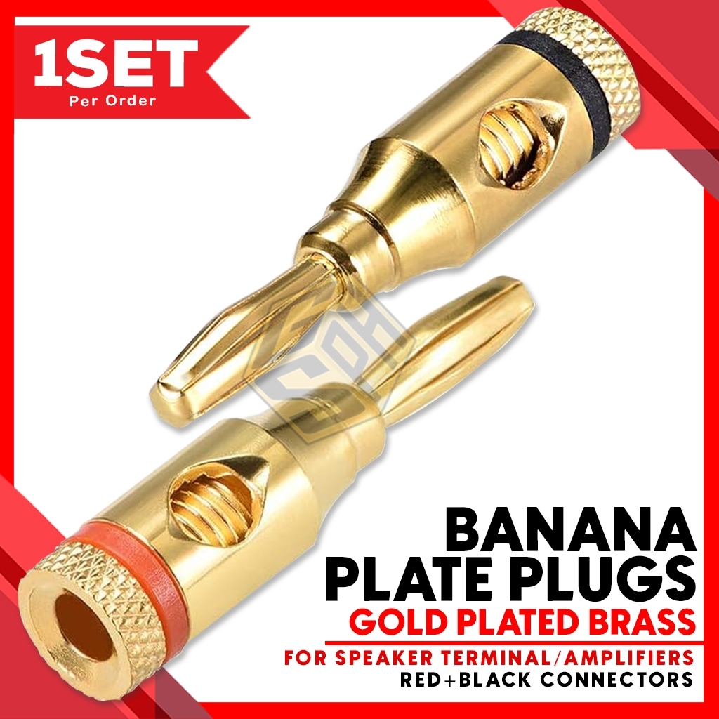 GS10 Banana Plug For Speaker Terminal/Amplifier (SET) | Shopee Philippines