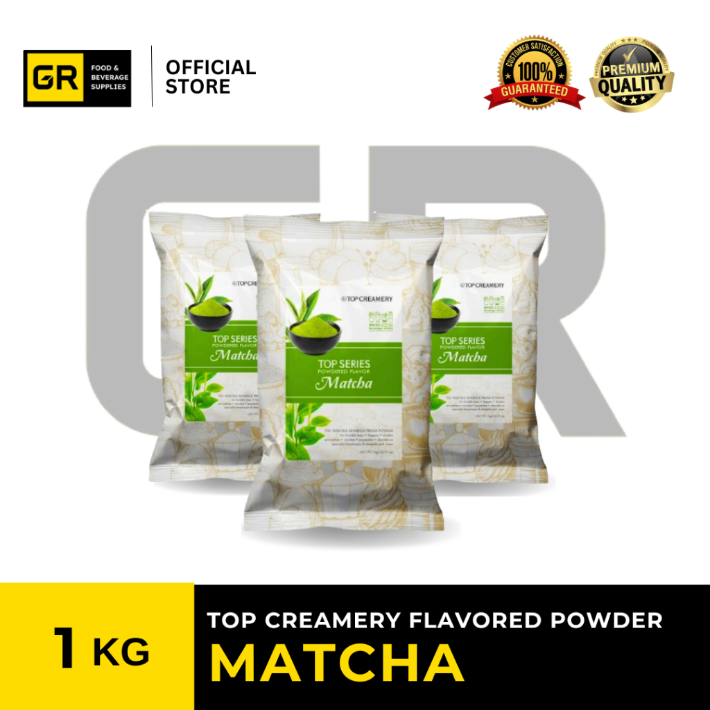 TOP Creamery Top Series Matcha Powdered Flavor 1kg | Shopee Philippines