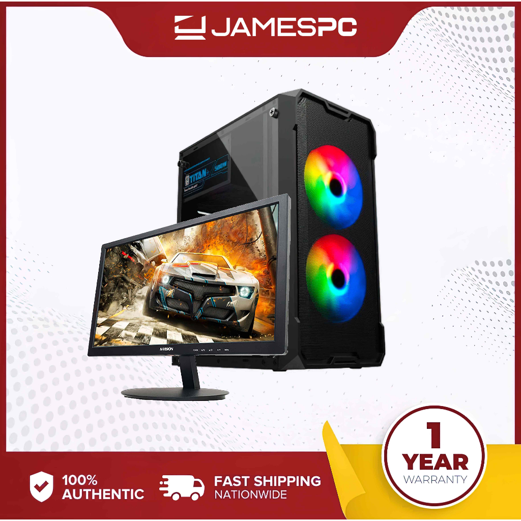 Intel i3 13100 H610M Chipset 8GB Ram 21.5 inches Monitor | Shopee ...