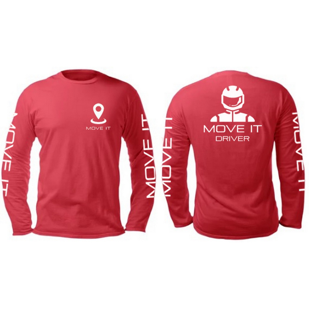 Move It Rider Delivery na pang Drifit Long Sleeve uniform shirt ...