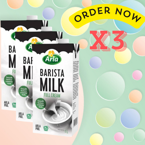ARLA PRO BARISTA MILK 1L X3 CARTON FULL CREAM BARISTA MILK FOR COFFEE | Shopee Philippines