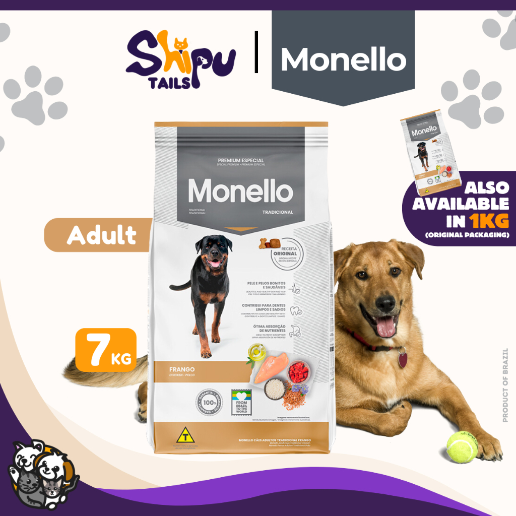Monello Dog Traditional 1KG Dog Dry Food | Shopee Philippines