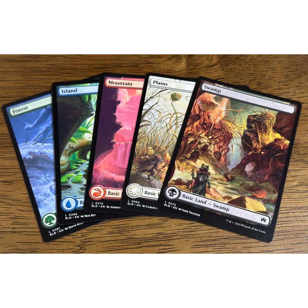 Magic: The Gathering | Bloomburrow Full Art Lands | Shopee Philippines