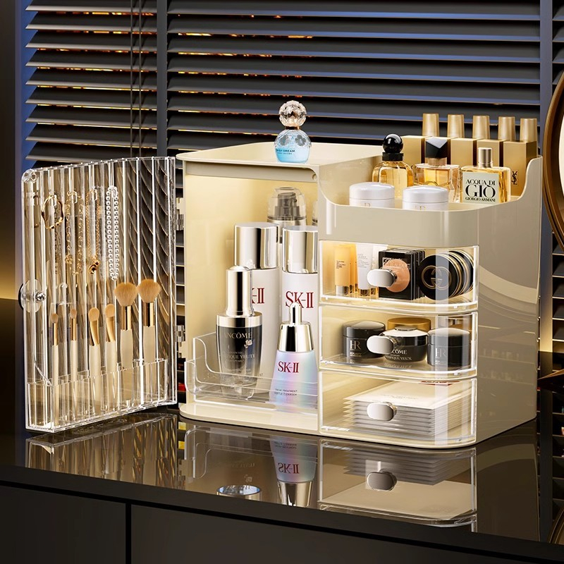 Large-capacity makeup organizer Perfume skin care storage cosmetic ...