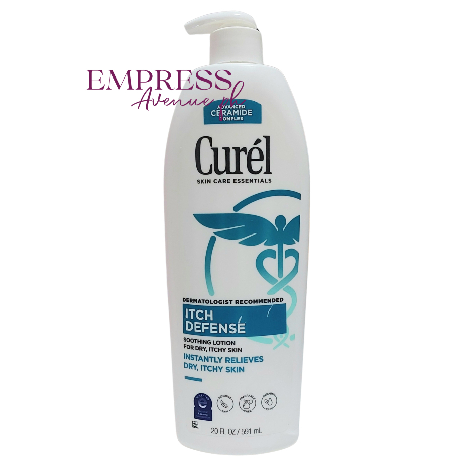 Curel Itch Defense Lotion, Fragrance Free Lotion for Dry, Itchy Skin ...