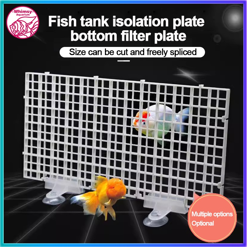 Fish Tank Isolation Board Bottom Divider Aquarium Grid Divider White ...