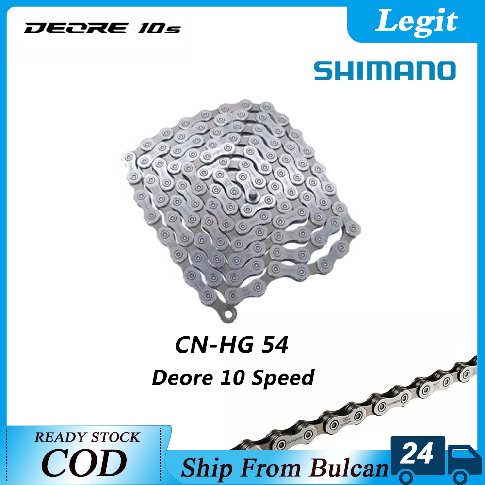 Shimano Deore HG54 116L 120L 10 Speed Bike Chain MTB Mountain Bicycle ...