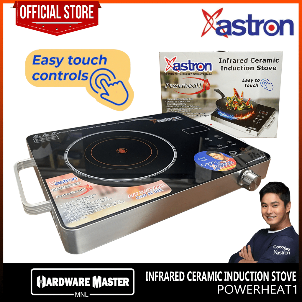 Astron Powerheat1 Infrared Ceramic Induction Stove Single-Burner 2200W ...