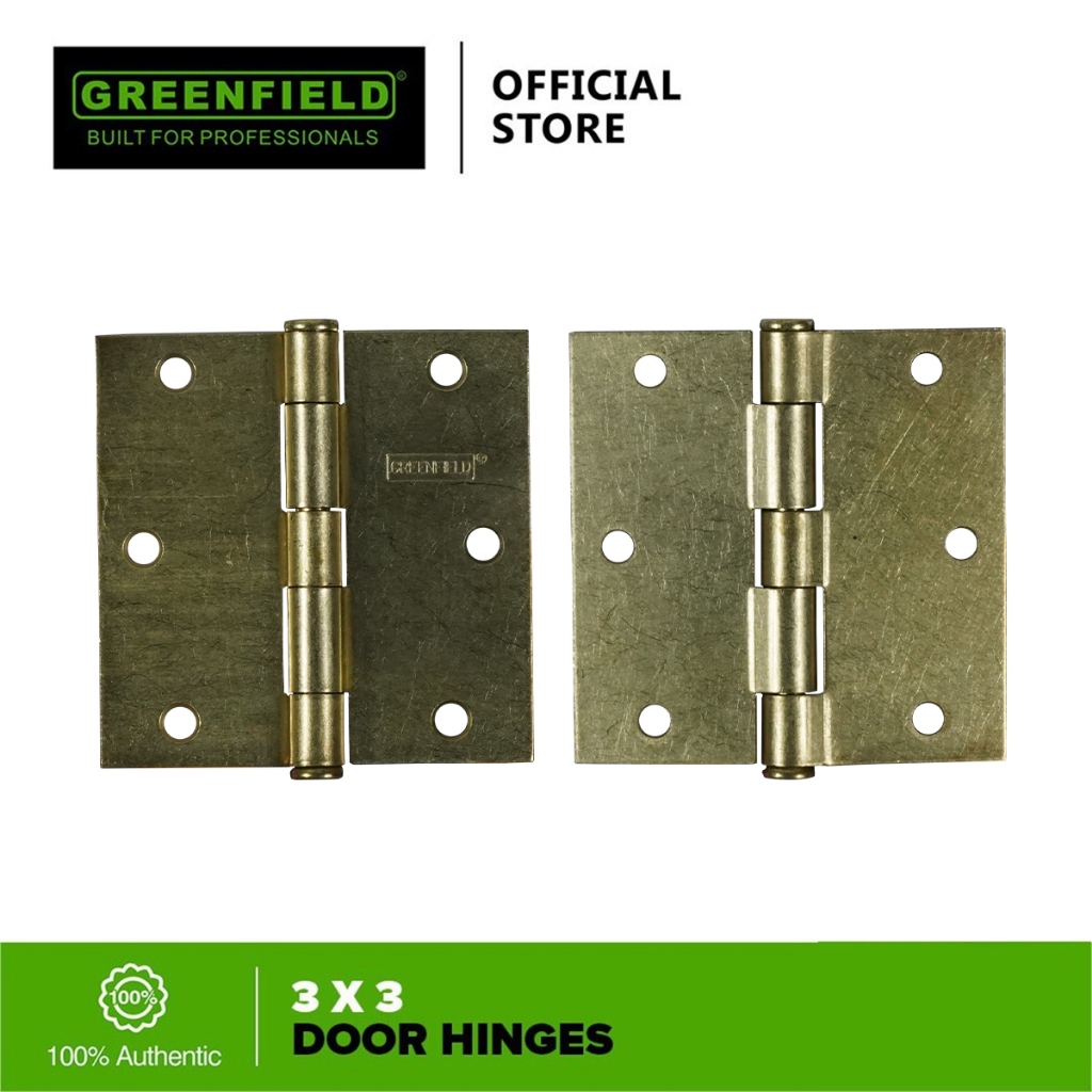 Greenfield Loose Pin Hinges 3" X 3" - Door Hardware & Locks | Shopee ...