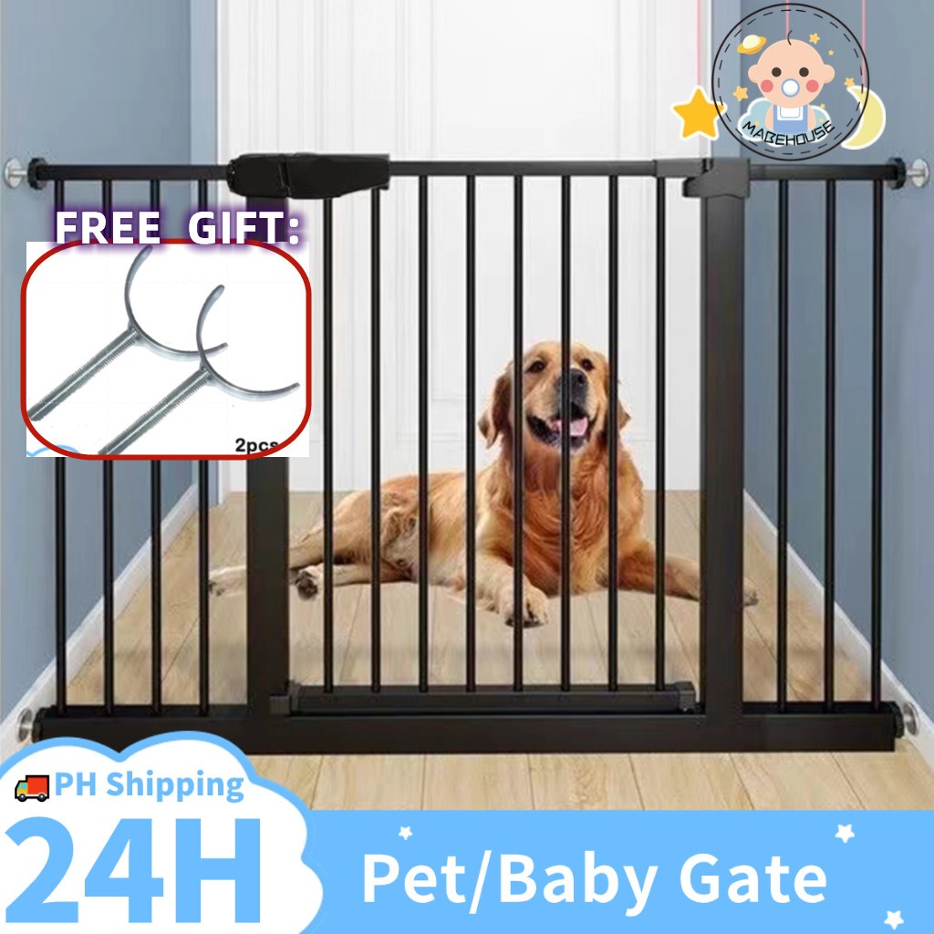 Mabehouse Kid Safety Gate 75-500cm Baby Gate Adjustable Security Fence ...