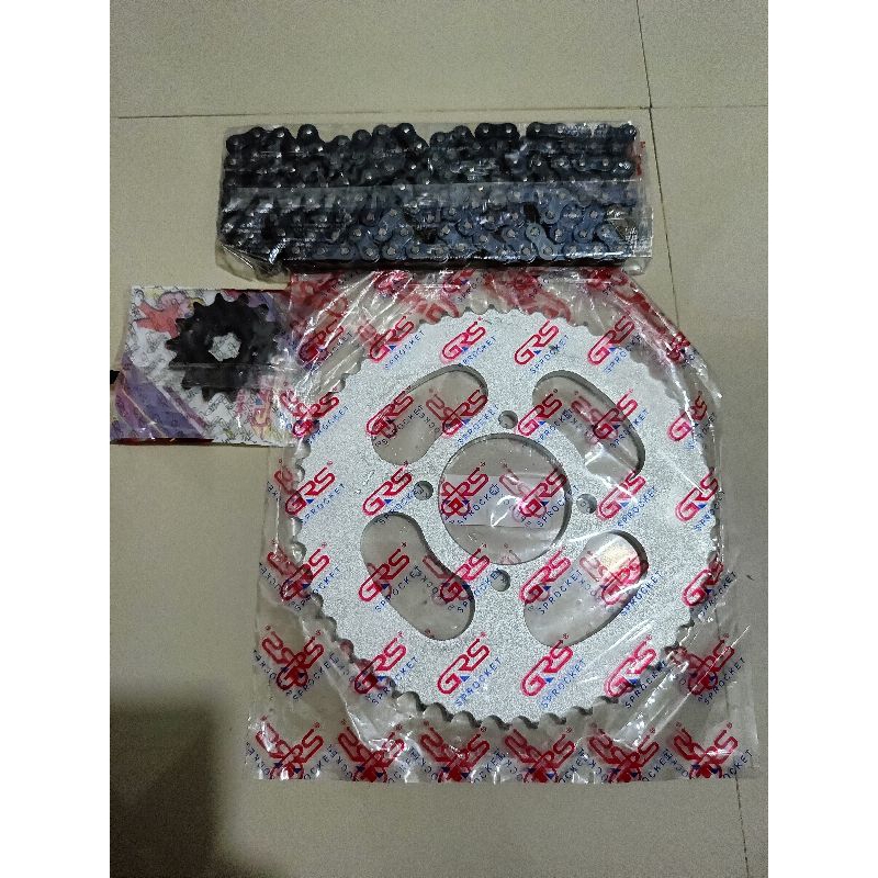 YAMAHA YTX 125 CHAINSET ALL SIZE AVAILABLE | Shopee Philippines
