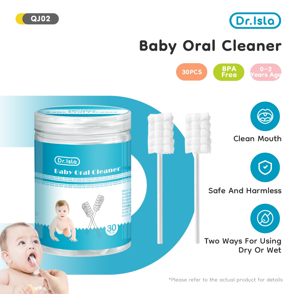 Dr.isla QJ02 Baby Tongue Scraper Newborn Toothbrush Infant Oral ...