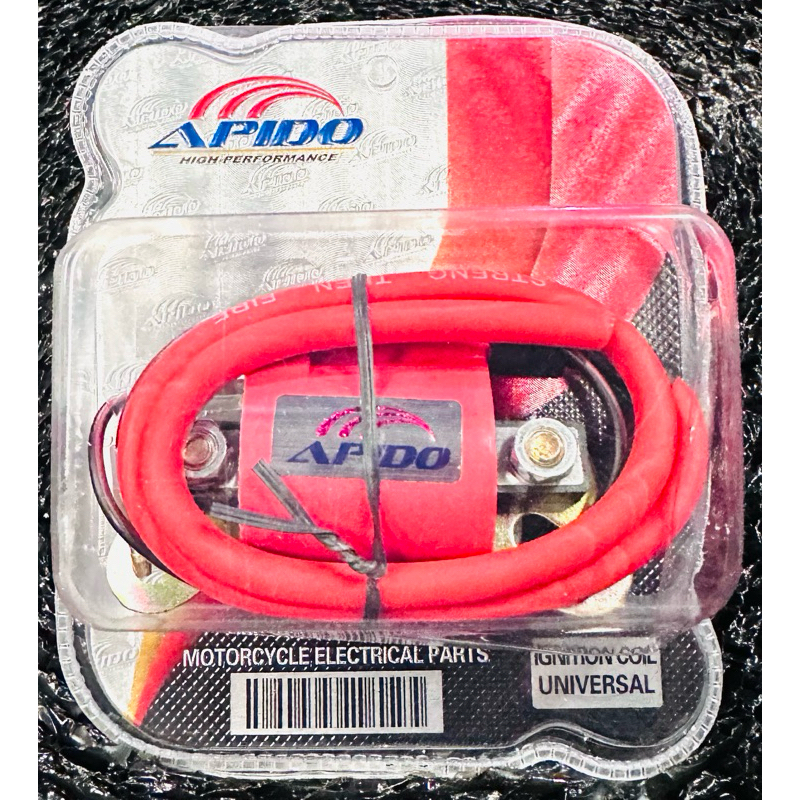 ORIGINAL IGNITION COIL APIDO RACING UNIVERSAL- for carb type mc ...