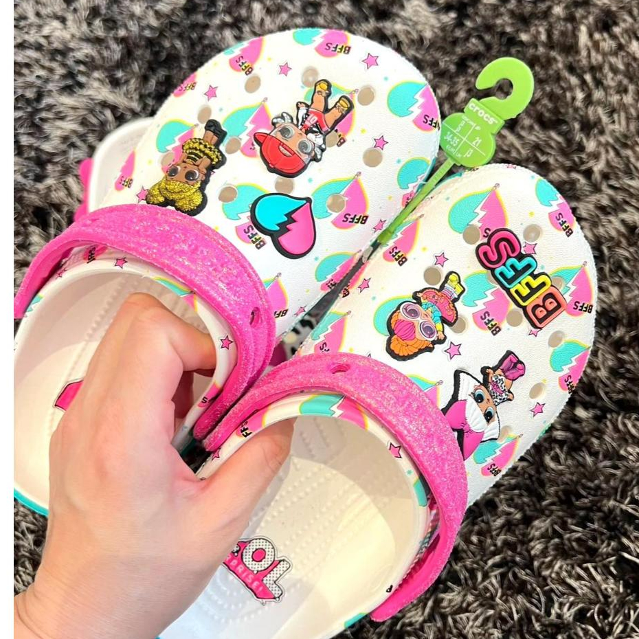 Crocs Girls LOL Surprise BFFS with Jibbitz Classic Clog Sandals with ...
