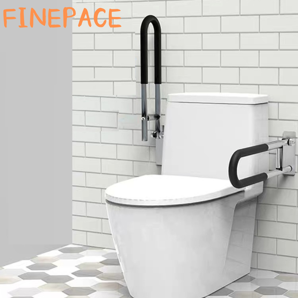 Toilet Handle Bar Bathroom Handrail Armrest Safety Handlebar Elderly ...