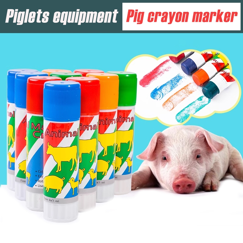 Pig crayon marker pen Animal crayon Identification markers for piglet ...