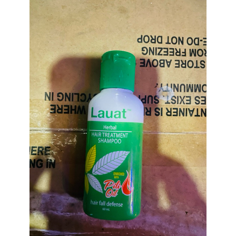 lauat herbal treatment shampoo with pili oil 60ml | Shopee Philippines
