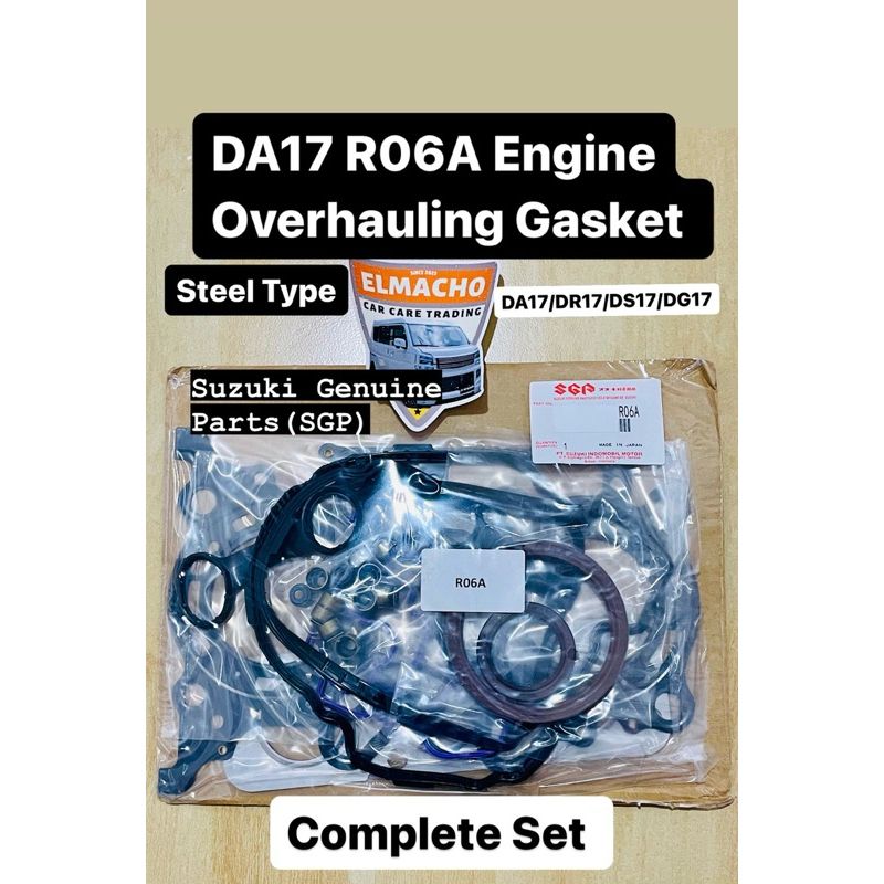 DA17 RO6A Engine Overhauling Gasket Complete Set Steel Type.R06A ...