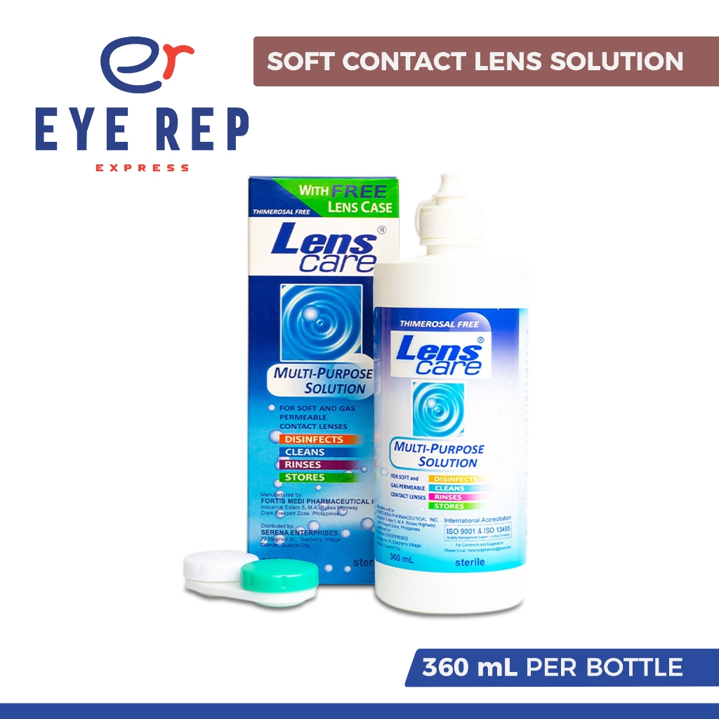 Lens Care Contact Lenses Solution 90/360ml | EYE REP Express | Shopee Philippines