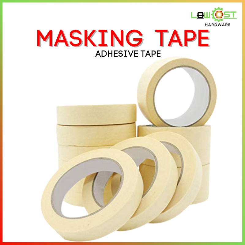 Masking Tape Adhesive Tape for multipurposes Lowcost Hardware | Shopee ...