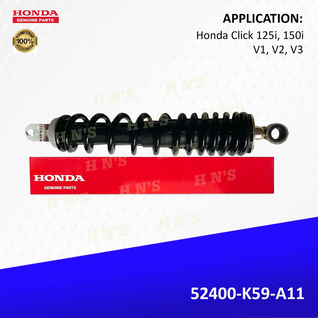 Honda Genuine Cushion Assembly REAR Shock absorber for Honda Click 125i ...