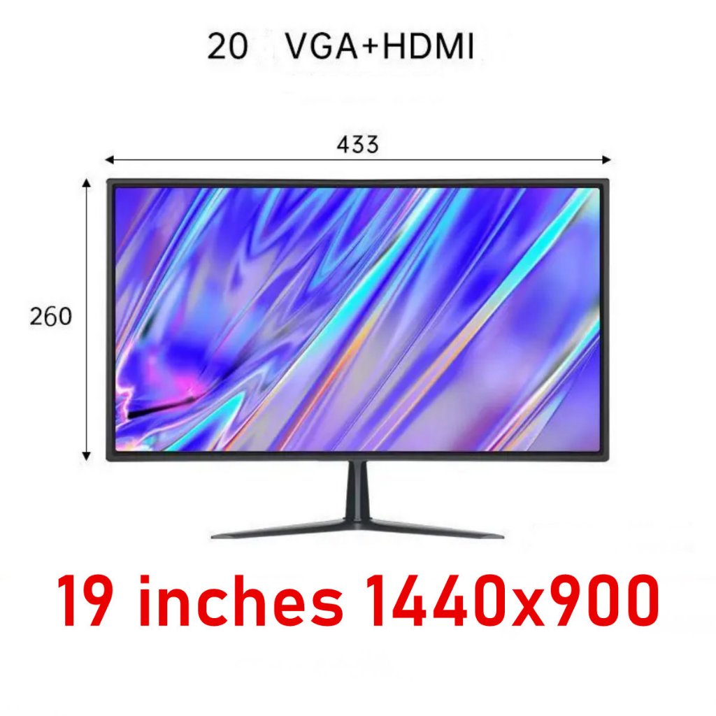 20 inches Monitor HDMI VGA 1440x900 FOR CCTV COMPUTER(19inches ...