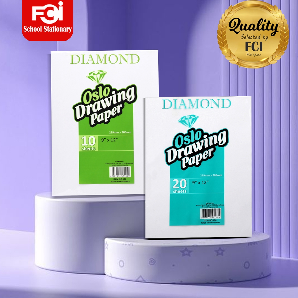 FCI Oslo Paper 9x12 10/20 sheets per pack School and office paper sold ...