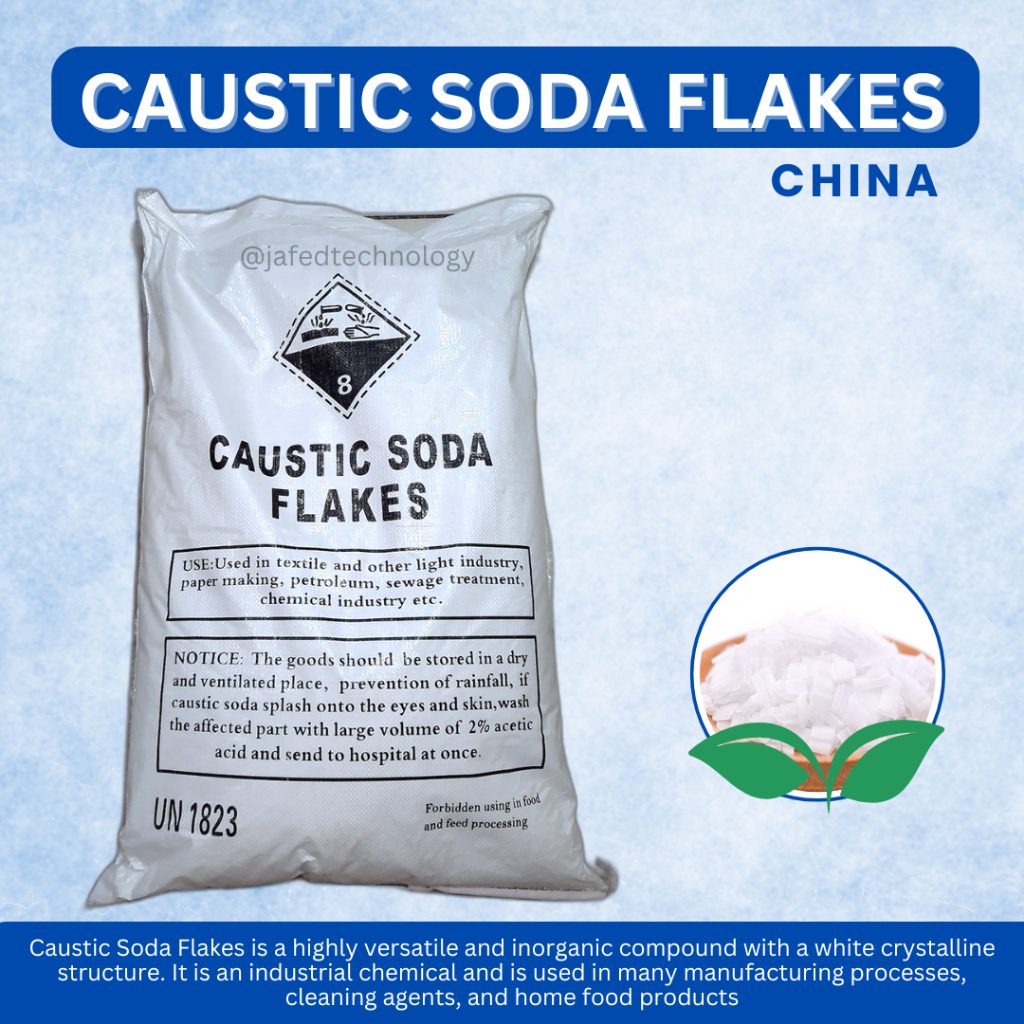 JAFED 25kgs Caustic Soda Flakes Sodium Hydrogen Lye (China) | Shopee ...