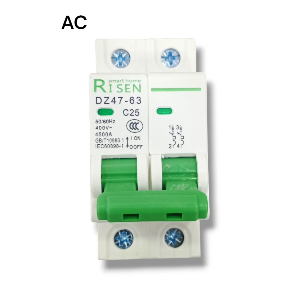 MCB BREAKER (MCB AC 2P 400V 25A ) | Shopee Philippines