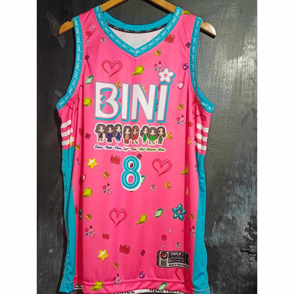 BINI CHARACTER JERSEY CUSTOMIZED NAME AND NUMBER | Shopee Philippines