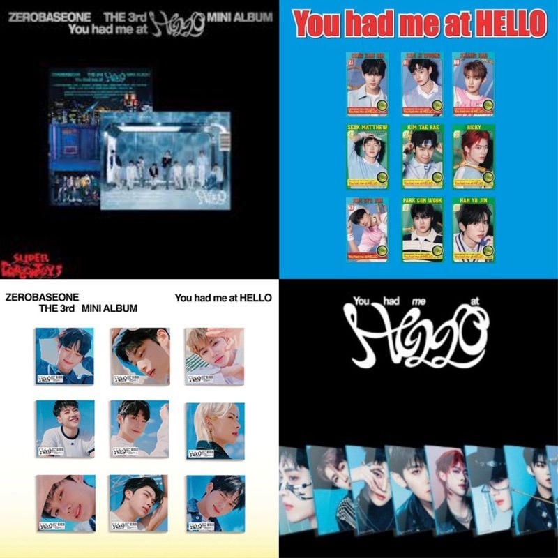 [ ONHAND ] ZEROBASEONE YOU HAD ME AT HELLO SEALED ALBUM ZEROSE DIGIPACK ...