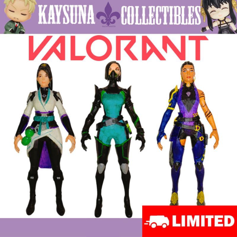 Valorant Figure Handpainted Reyna Sage Viper | Shopee Philippines