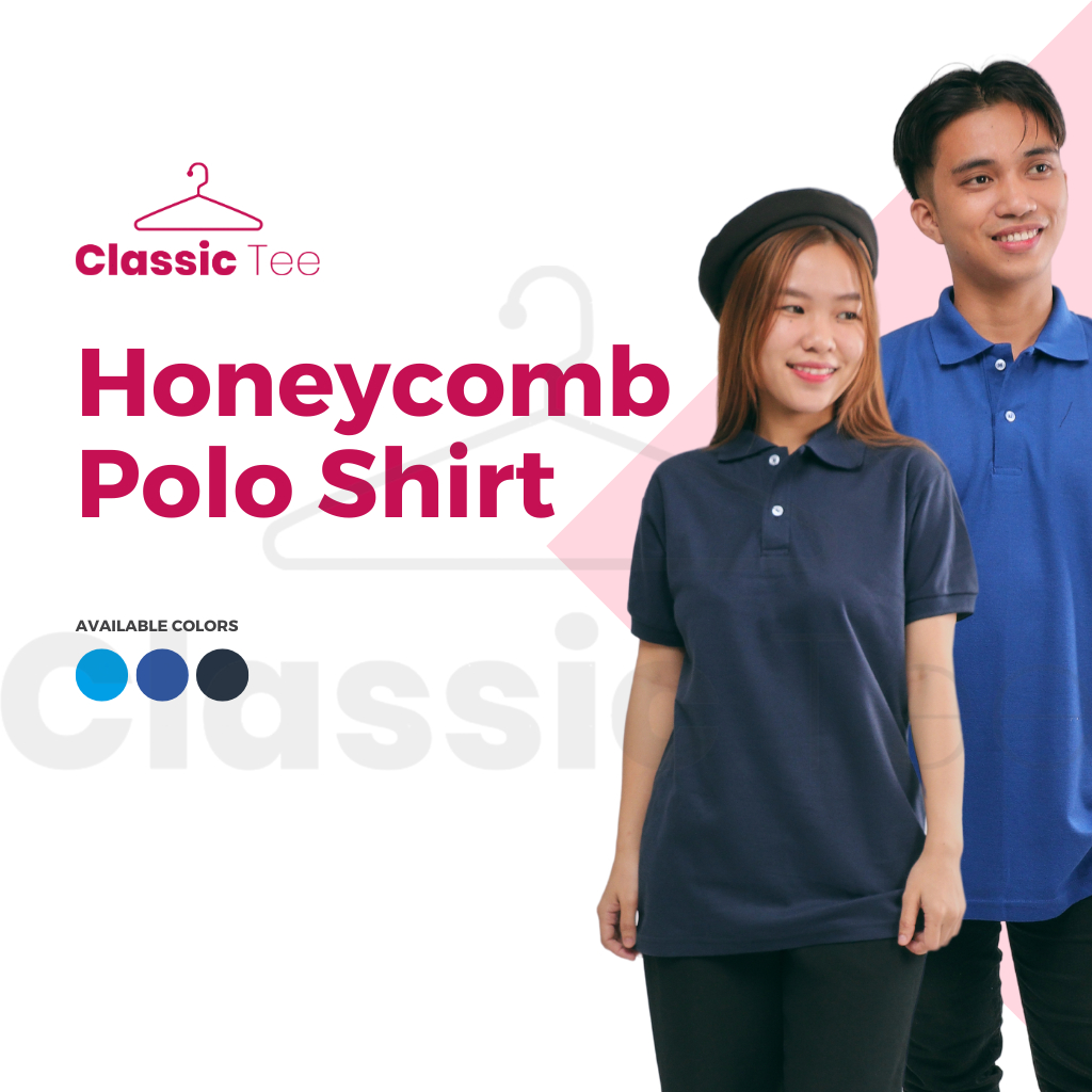 SOFTEX Honeycomb Polo Shirt for MEN AND WOMEN AQUA BLUE, ROYAL BLUE ...