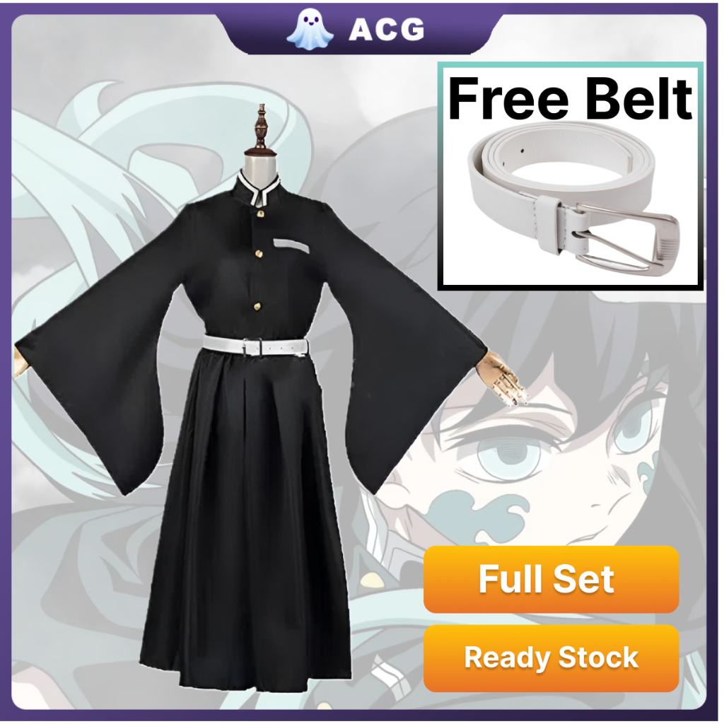 Full Set Demon Slayer Tokito Cosplay Costume for Men Adult Tokito ...