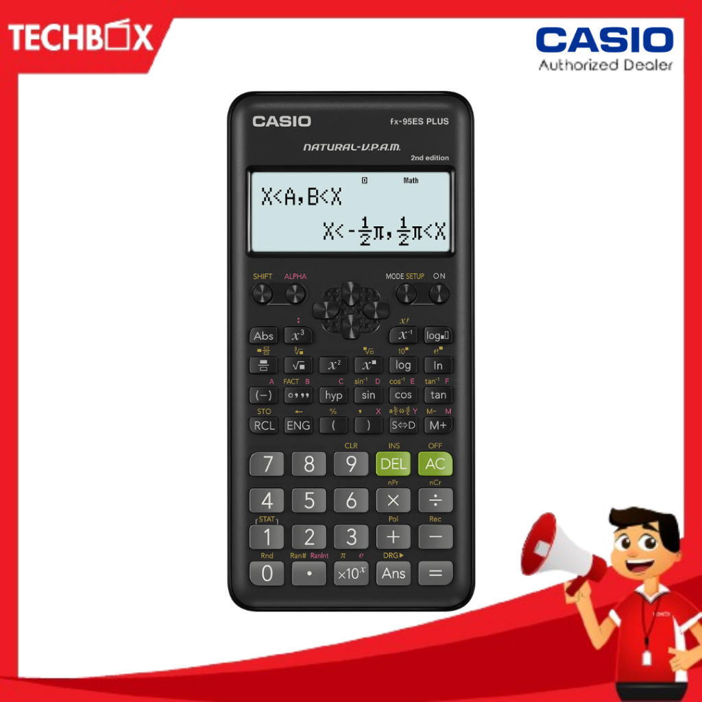 TECHBOX - CASIO SCIENTIFIC CALCULATOR FX-95ES PLUS-2 | Shopee Philippines
