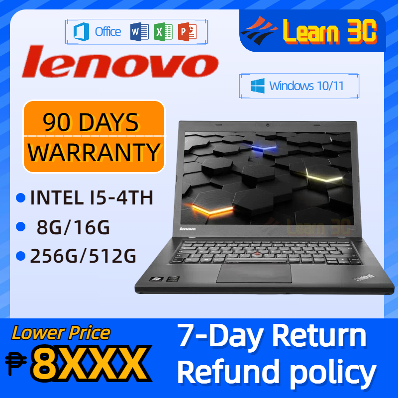Used Thinkpad T440 laptop 14 inch I5 8G 16GB RAM 256G 512GB SSD Office ...