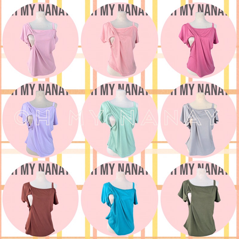 OH MY NANAY - Venus Maternity and Nursing Breastfeeding Blouse Top ...